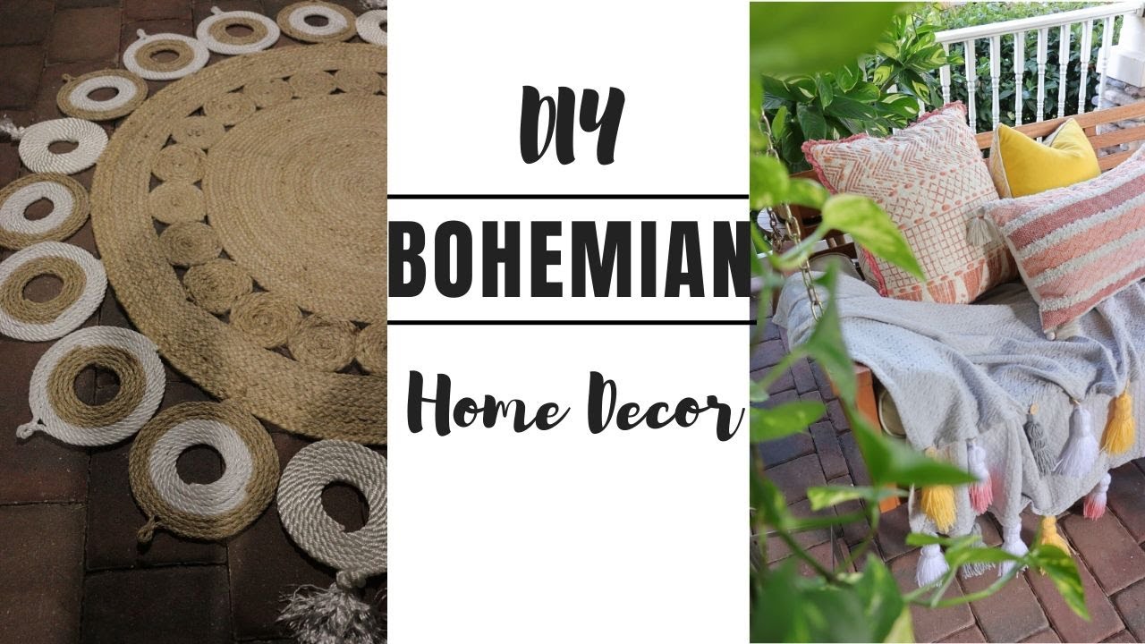 DIY Boho Home Decor ||| Removable Tassels + Rope Rug ||| Friend Friday ...