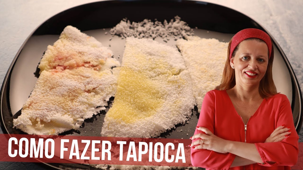 Como fazer tapioca simples com manteiga - A Cozinha da Vê - YouTube