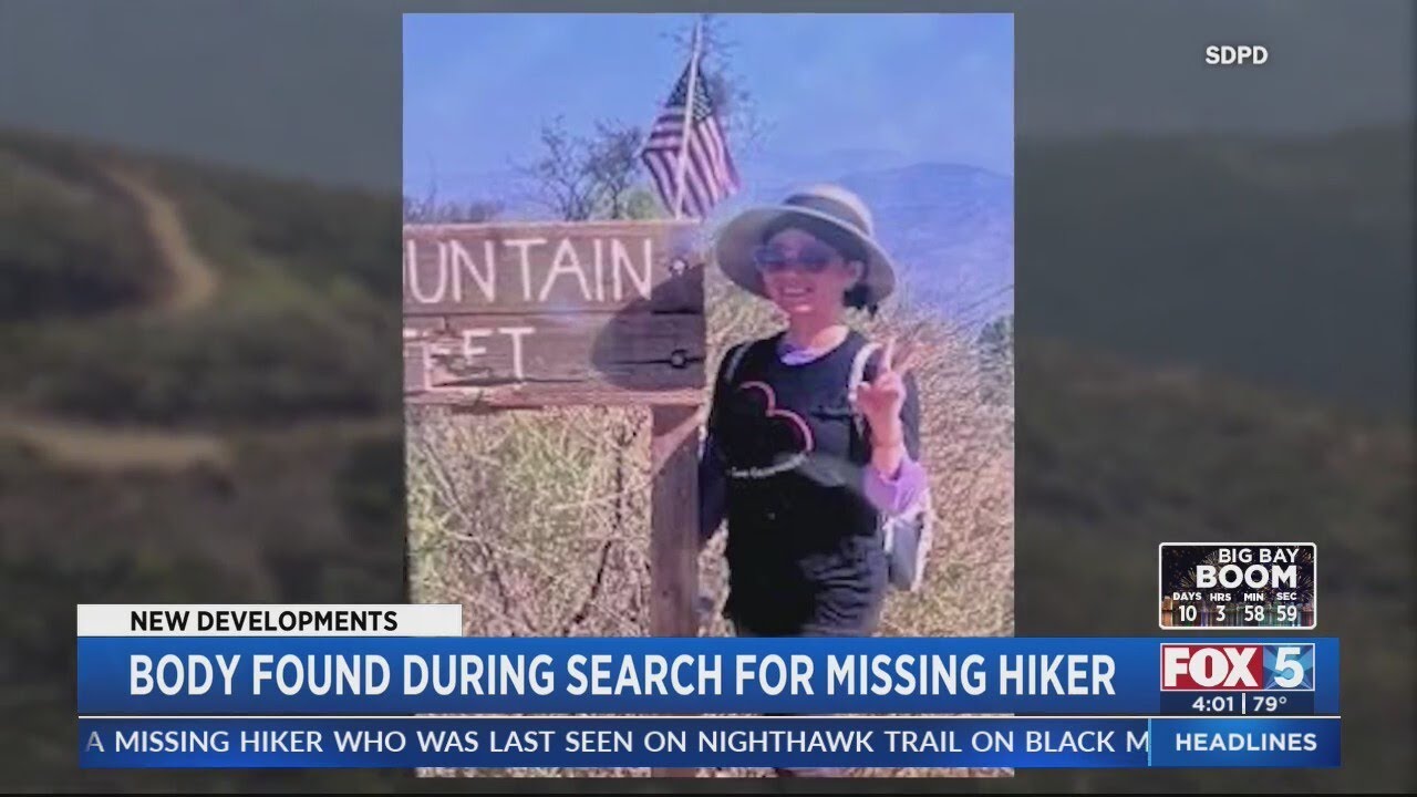 Body found during search for missing hiker - YouTube