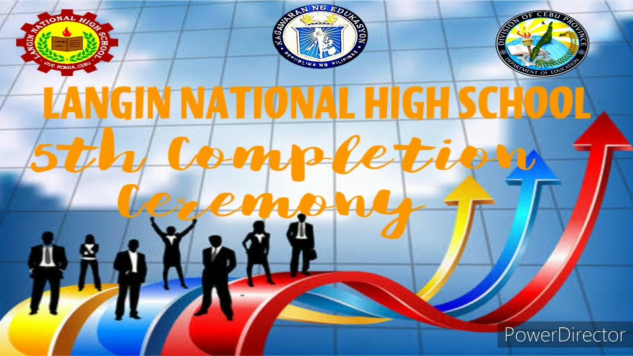 Langin National High School Virtual Moving Up - YouTube