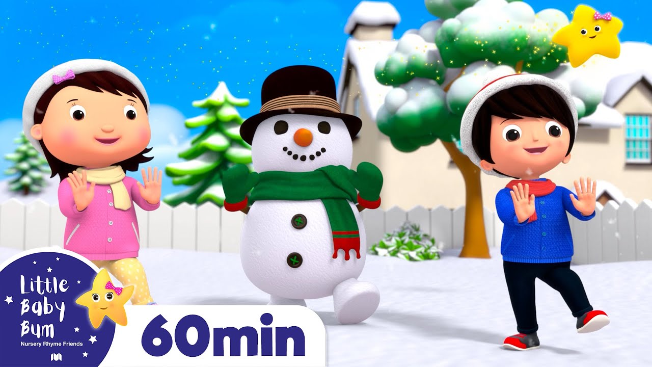 Baby Max Making Snow Angels! | +More Little Baby Bum Kids Songs and ...