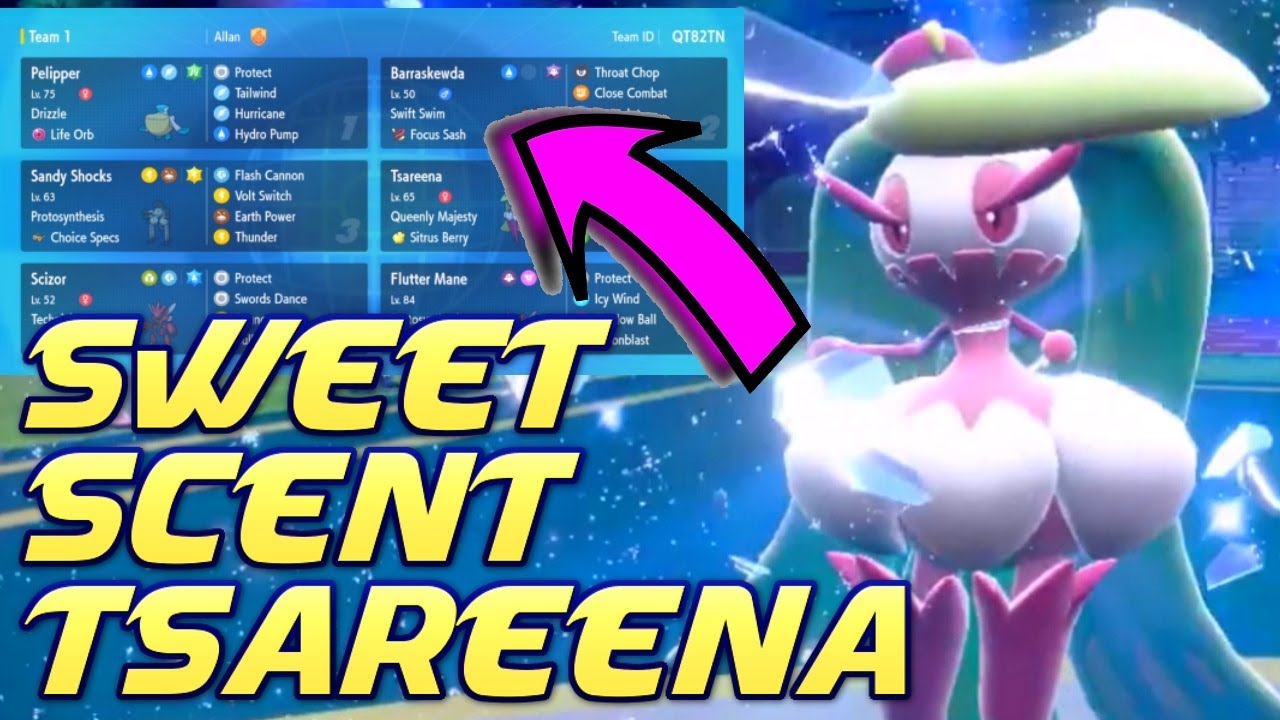 Sweet Scent Tsareena! Pokemon VGC Scarlet and Violet Regulation C ...