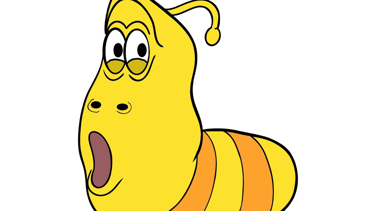 How to Draw YELLOW from LARVA - YouTube