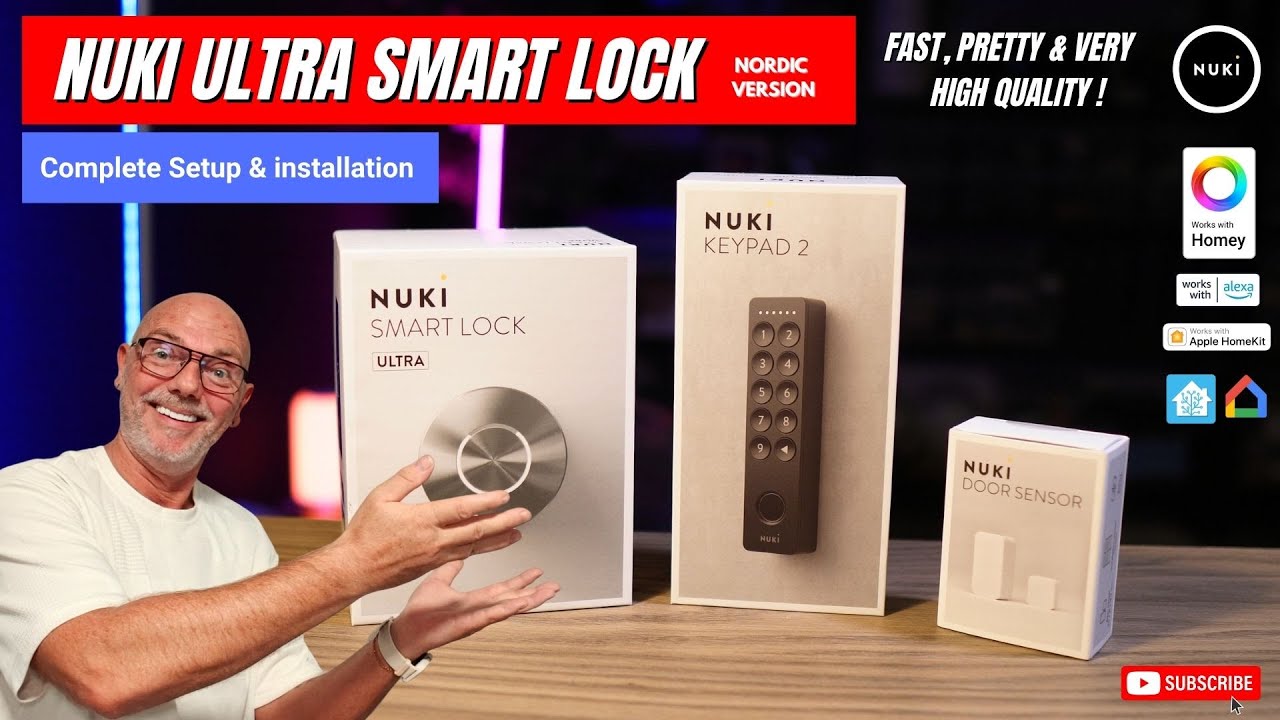 NUKI Ultra Smartlock Nordic Version - The ULTIMATE! Lock for your ...