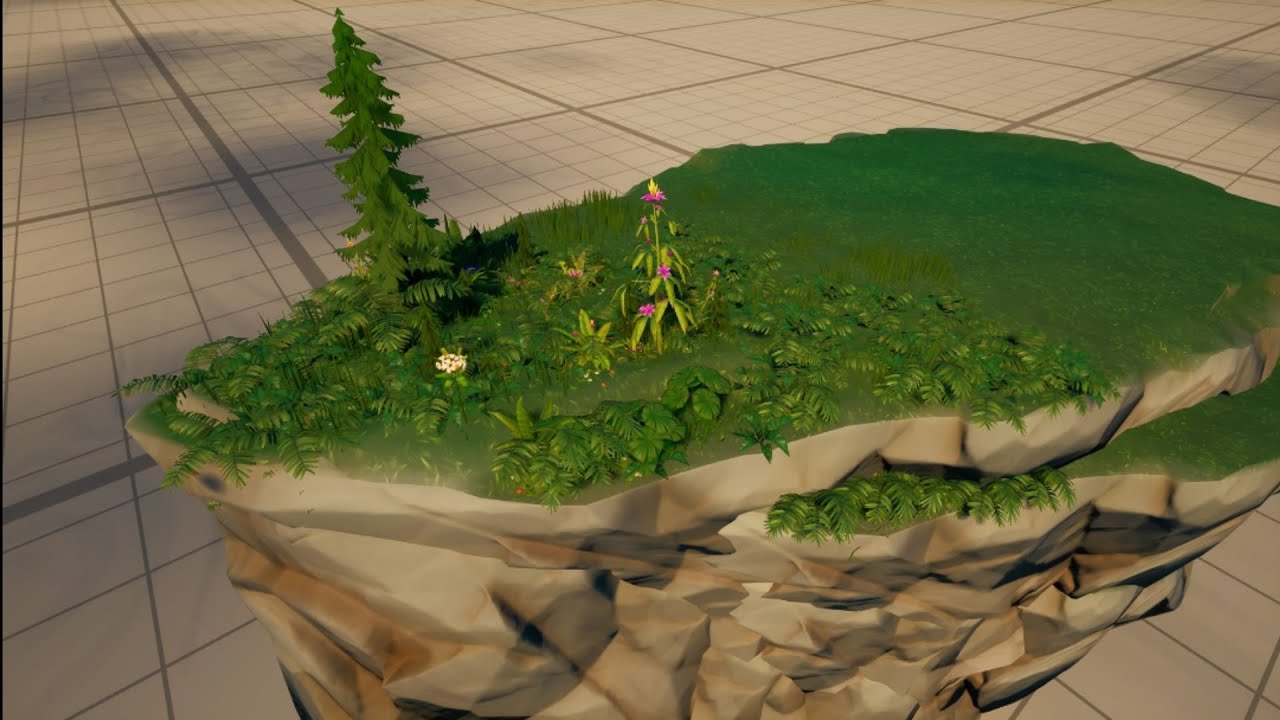 How to make ULTRA REALISTIC GRASS in Fortnite Creative - YouTube