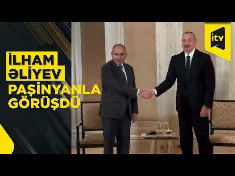 Prezident İlham Əliyev və Baş nazir Nikol Paşinyan arasında Əbu-Dabidə görüş başladı