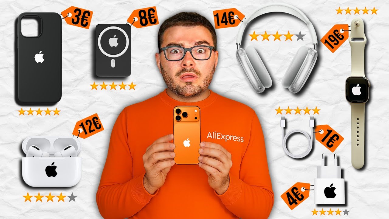 Je teste les accessoires APPLE iPhone les mieux NOTÉ d'Aliexpress ...