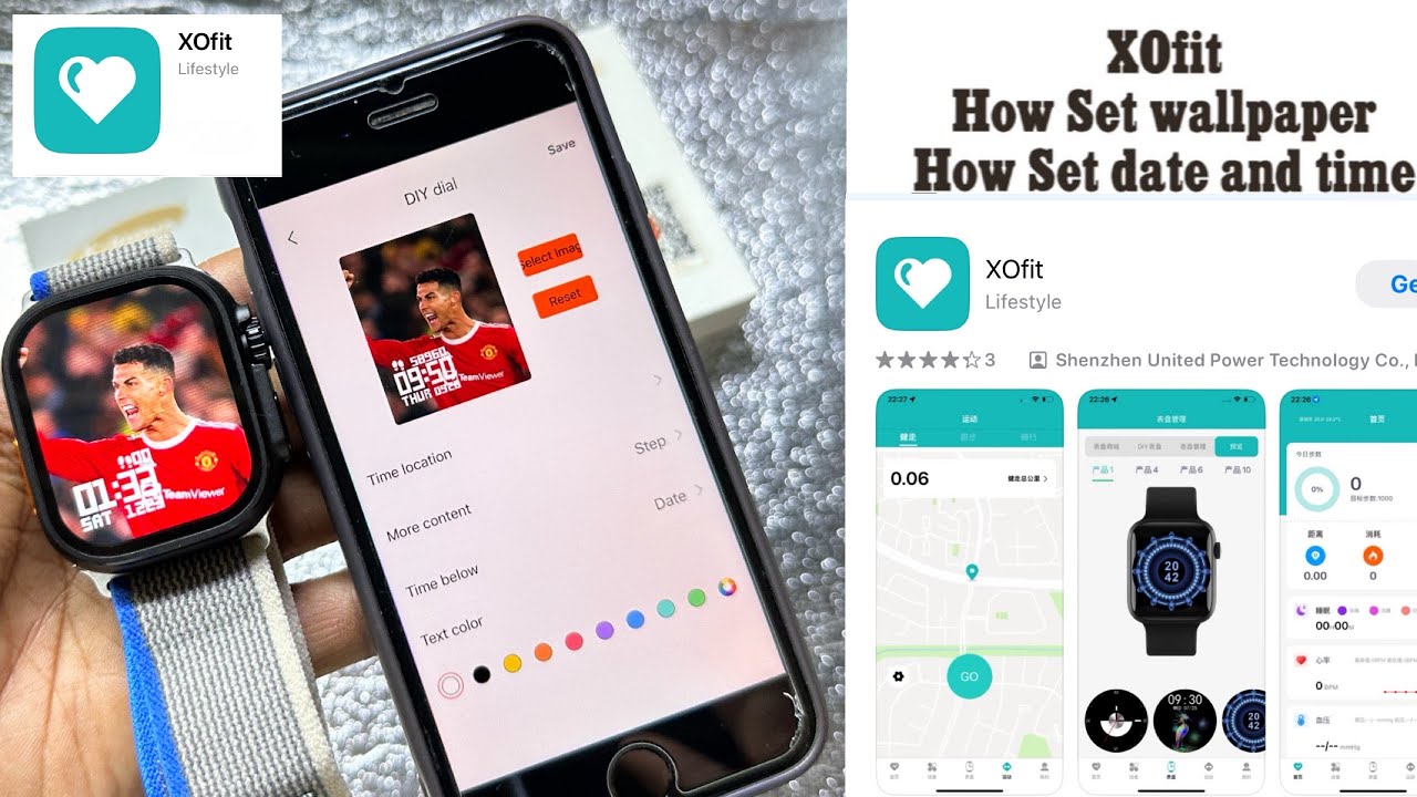 Xofit Application-how Set wallpaper-how set date and time -how set time ...