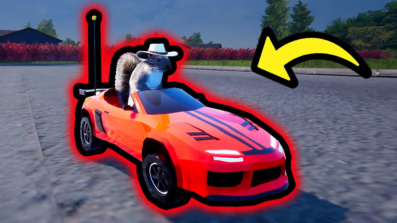 Squirrel with a Gun NOW HAS A CAR!!! - YouTube