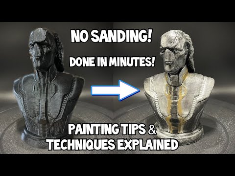 How to paint 3D prints & busts with rub n buff! A unique painting ...
