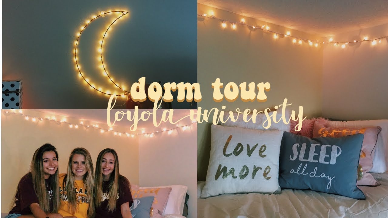 college dorm tour 2018 - YouTube