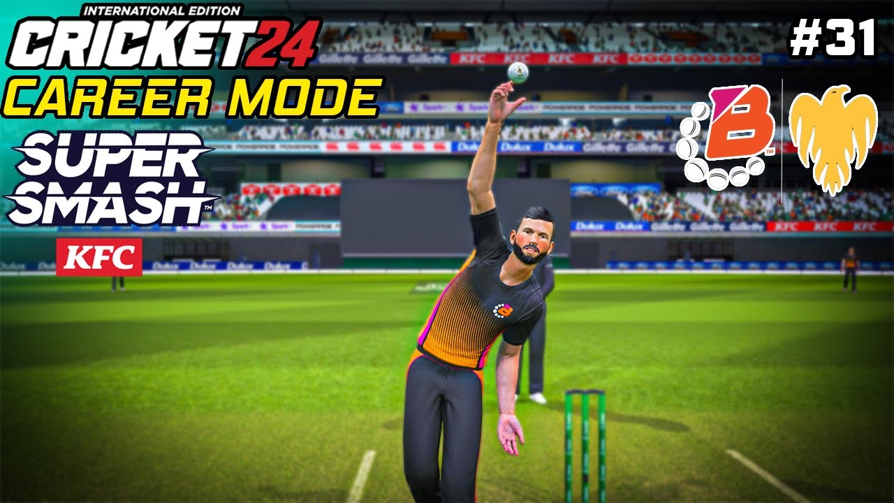 Best Bowling Figures in Super Smash 😍🔥 - Cricket 24 My Career Mode #31 - YouTube