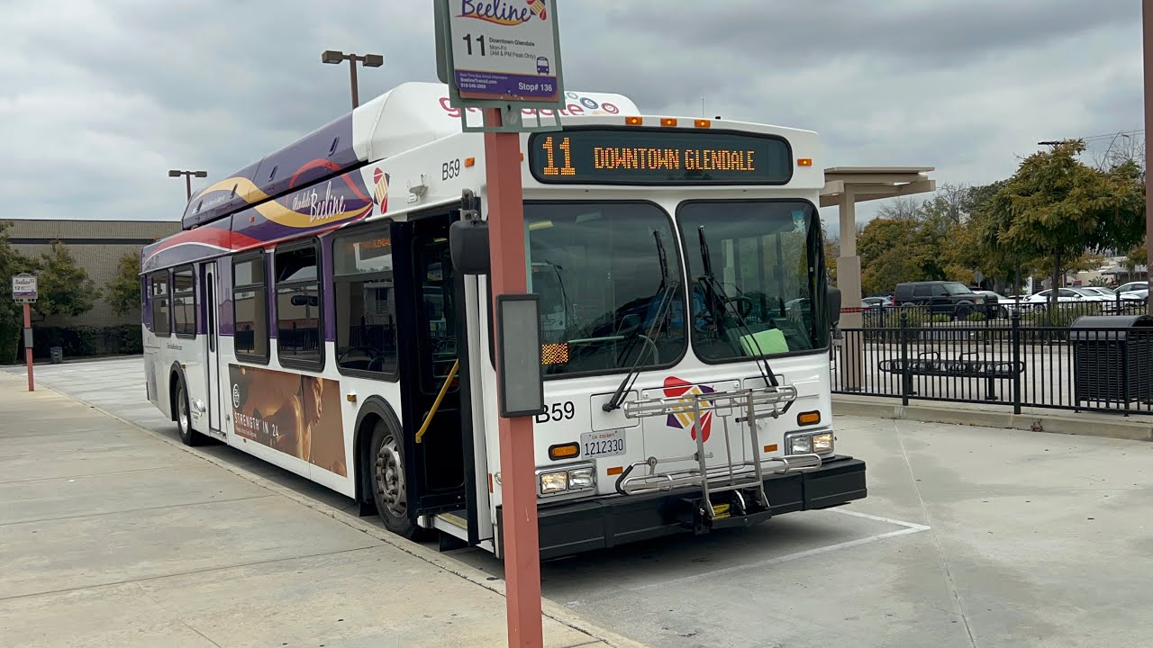 Glendale Beeline 2005 New Flyer C40LF B59 - YouTube