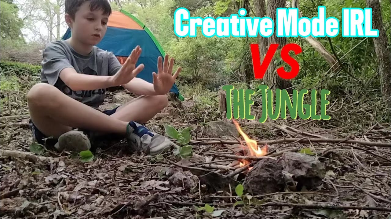 Creative Mode IRL vs the jungle! The movie - YouTube