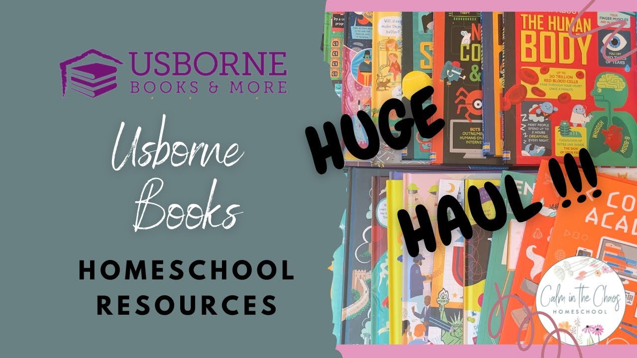 HUGE USBORNE BOOK HAUL! | Great Book Options for Upper Elementary and ...