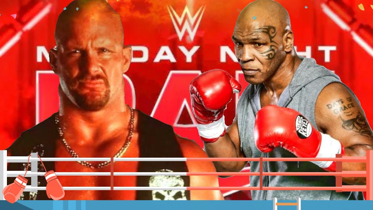 Mike Tyson vs Stone Cold Steve Austin WWE Steel Cage Match Main Event ...