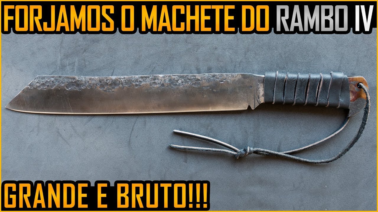 Forjando a Faca do Rambo IV ! Grande e Bruta! (Feat. R.Vilar) #RamboV # ...