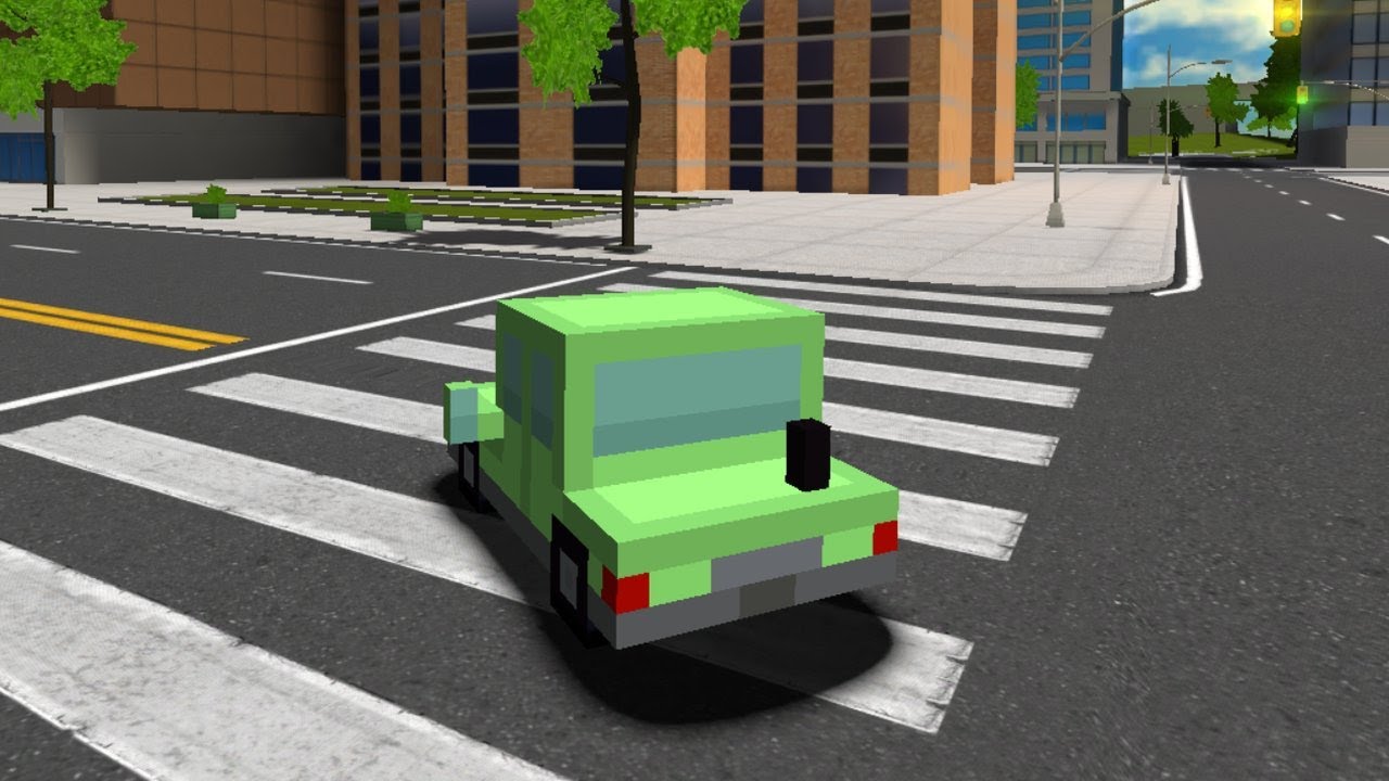 Blocky Cars in Real World // Gameplay - YouTube