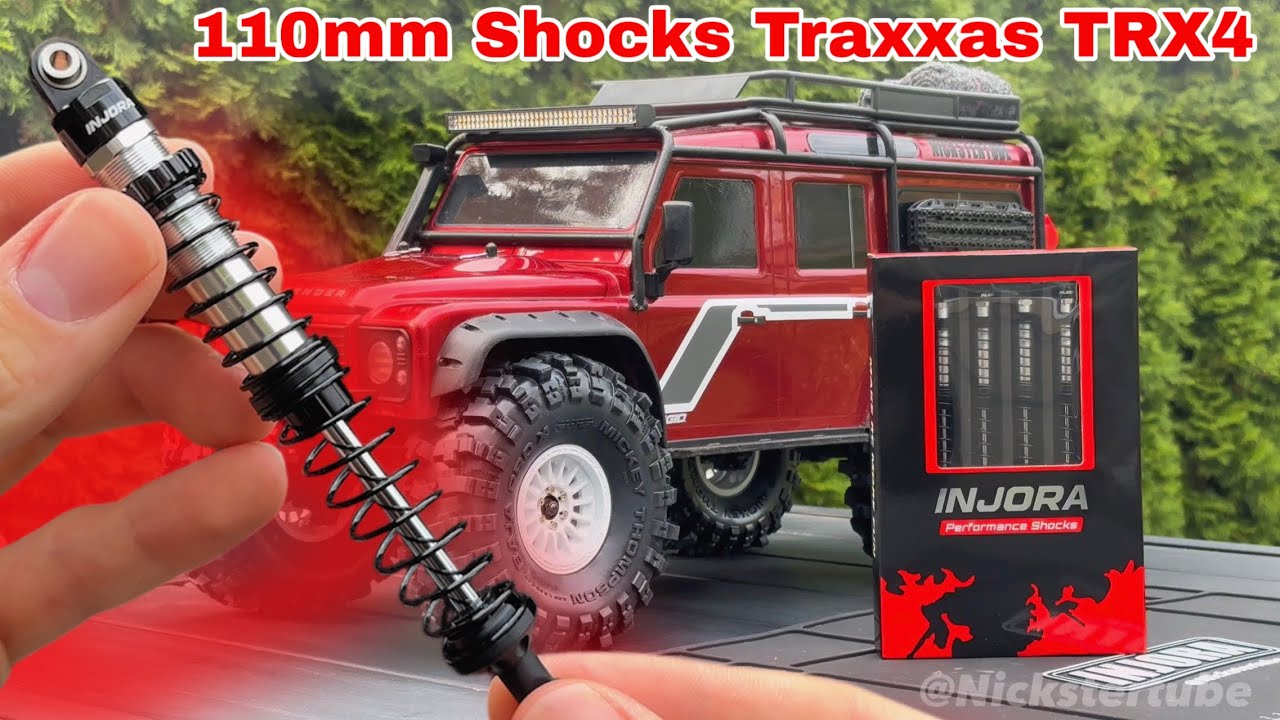 BEST Traxxas TRX4 Shock UPGRADE? | INJORA Dual Rate Oil Shocks ...