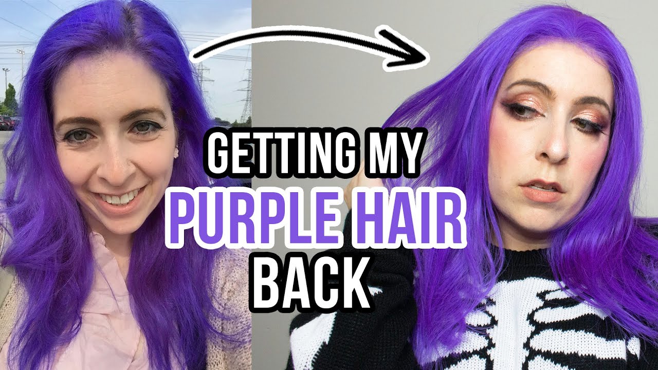 SONA BEAUTY WIG | I got my perfect purple hair back! - YouTube