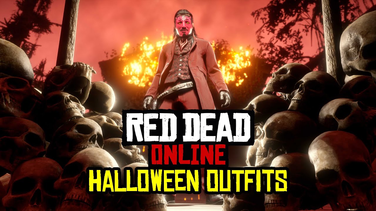 Top 10 Halloween Outfits | Red Dead Online - YouTube