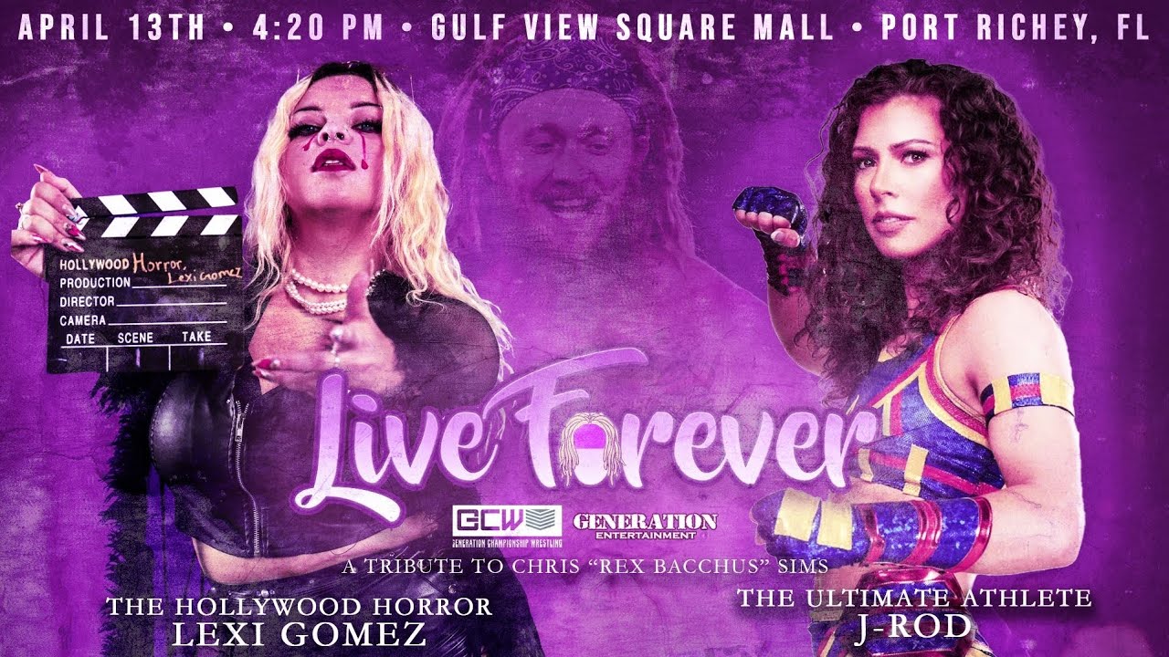 The Hollywood Horror Lexi Gomez v. The Ultimate Athlete J-Rod. Women's Pro Wrestling. - YouTube