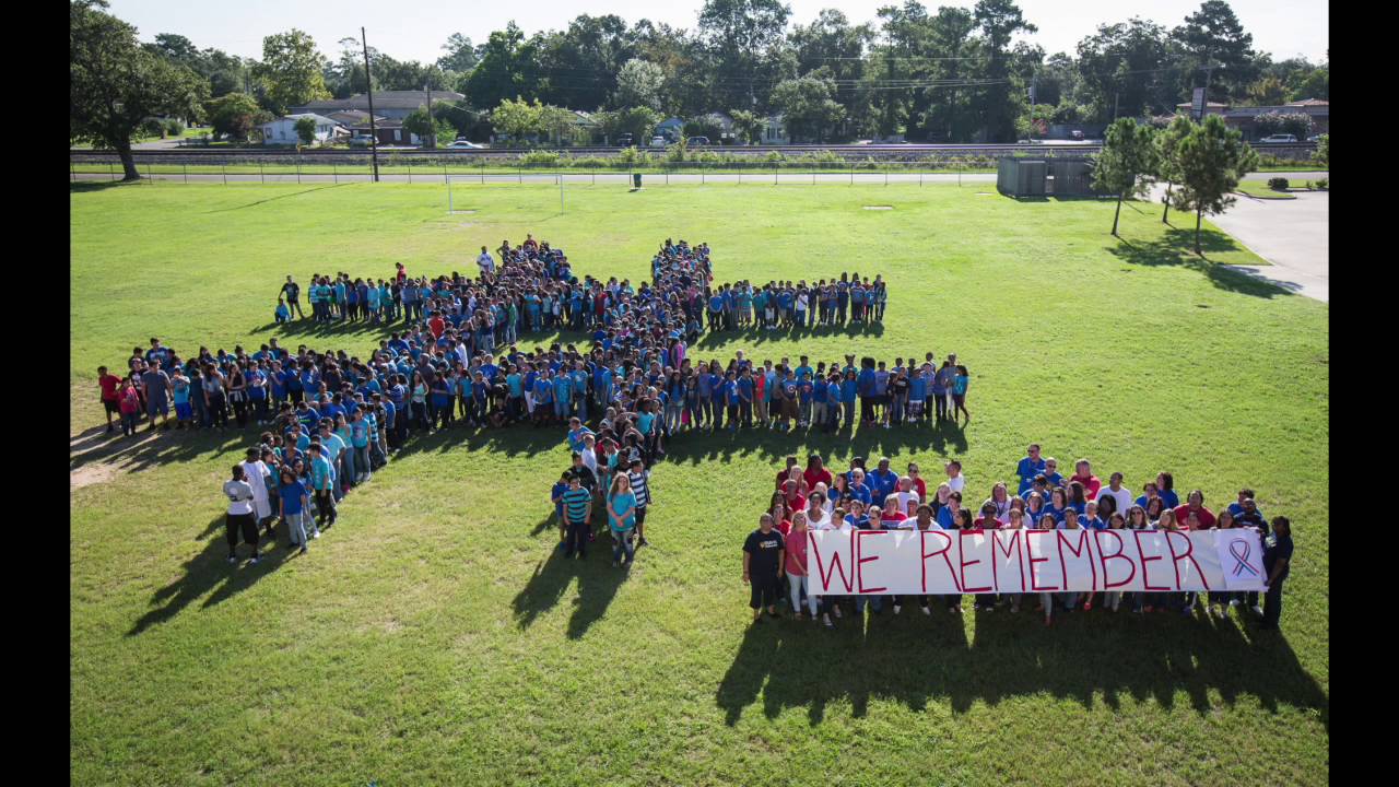 Conroe ISD's Travis Intermediate Remembers 9/11 - YouTube