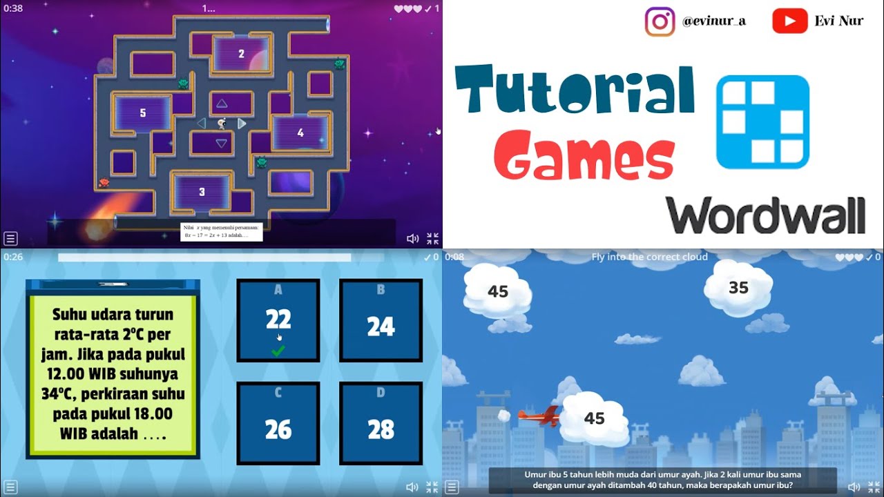 GAMES INTERAKTIF DENGAN WORDWALL - YouTube