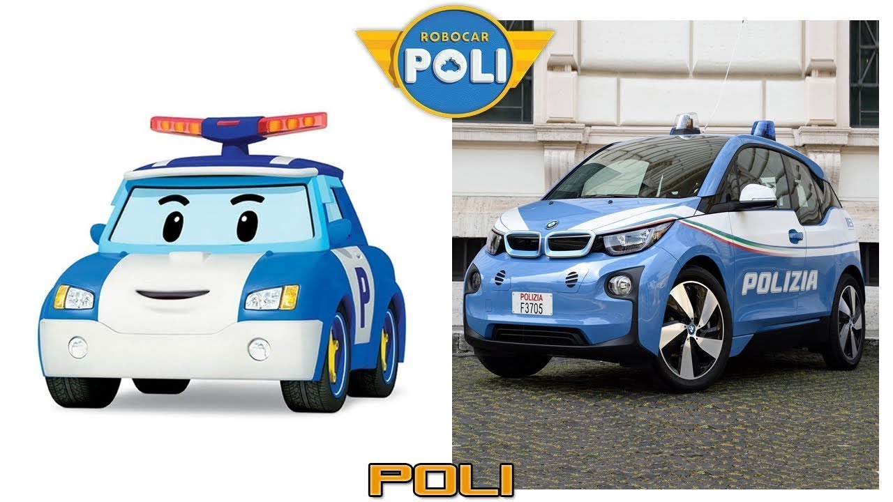 RoboCar Poli Characters in Real Life SMS TV - YouTube