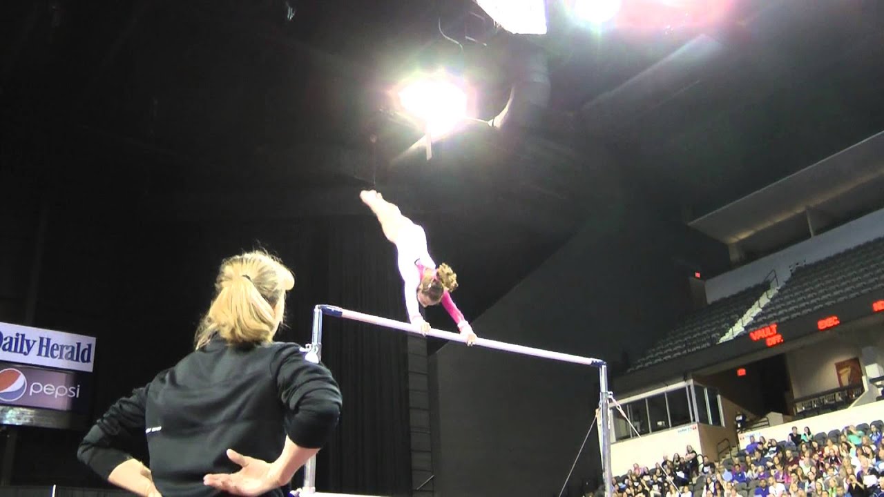 Sydney Johnson-Scharpf - Uneven Bars - 2013 Secret U.S. Classic - YouTube