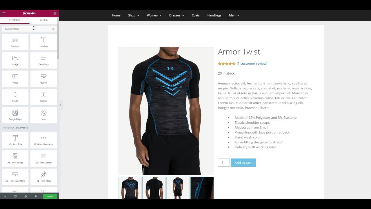 Design WooCommerce Product Layout using Elementor & "AnyWhere Elementor Pro" - YouTube