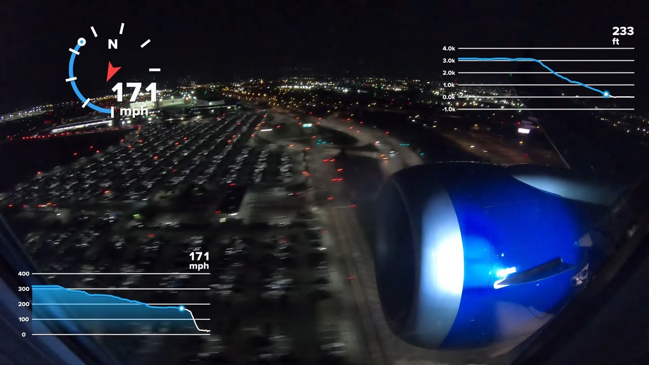 4K GPS - Boeing 737 MAX Approach & Landing into EWR - United Airlines ...