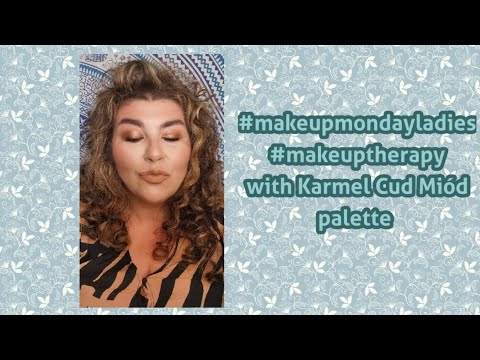 #makeupmondayladies #makeuptherapy using Glamshop Poland Karmel cud ...