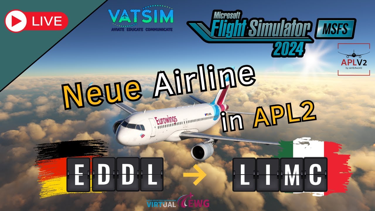 🔴 MSFS 2024 | APL2-Karriere: Erster Flug bei neuer Airline! ️ ...