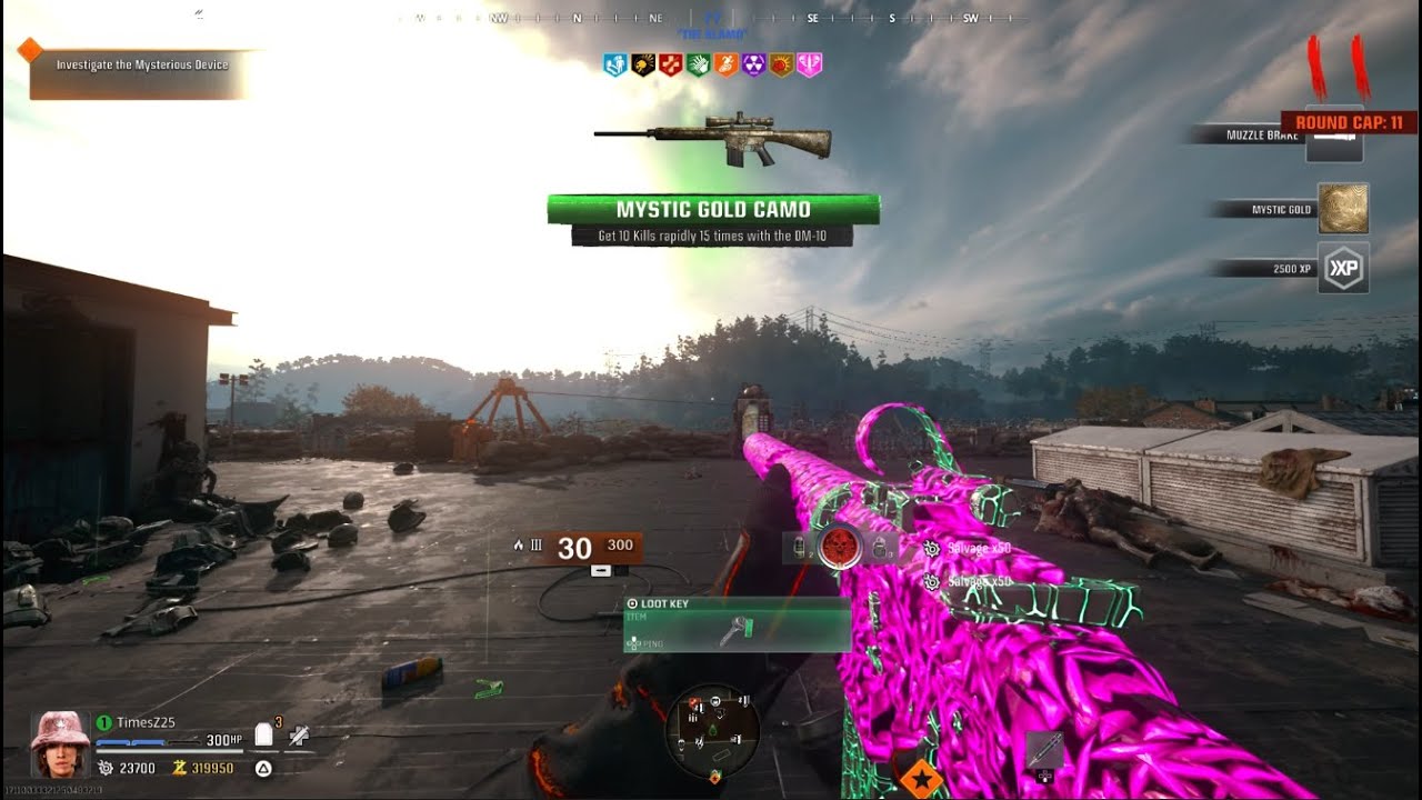 DM-10 Gold Camo Challenges (BO6 Zombies Directed mode Gameplay) - YouTube