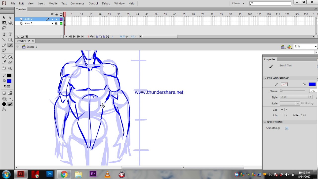 How to draw a human construction with basic shapes - YouTube