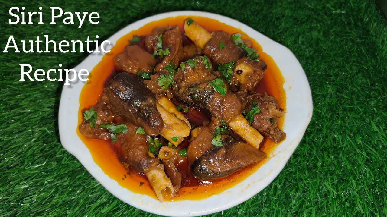 Meri Mom ki Zabardast Mutton Siri Paye Recipe l goat head & Trotters ...