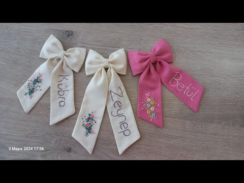 FİYONK TOKA YAPIMI/ İŞLEMELİ FİYONK TOKA YAPIMI/ DIY/ KENDİN YAP
