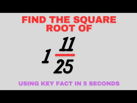 A Basic Square Root Problem | Basic Math - YouTube