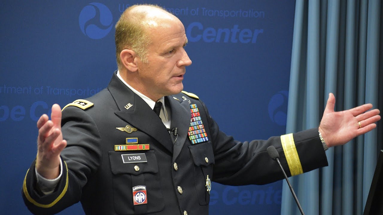 General Stephen R. Lyons, U.S. TRANSCOM Speaks at the U.S. DOT's Volpe ...