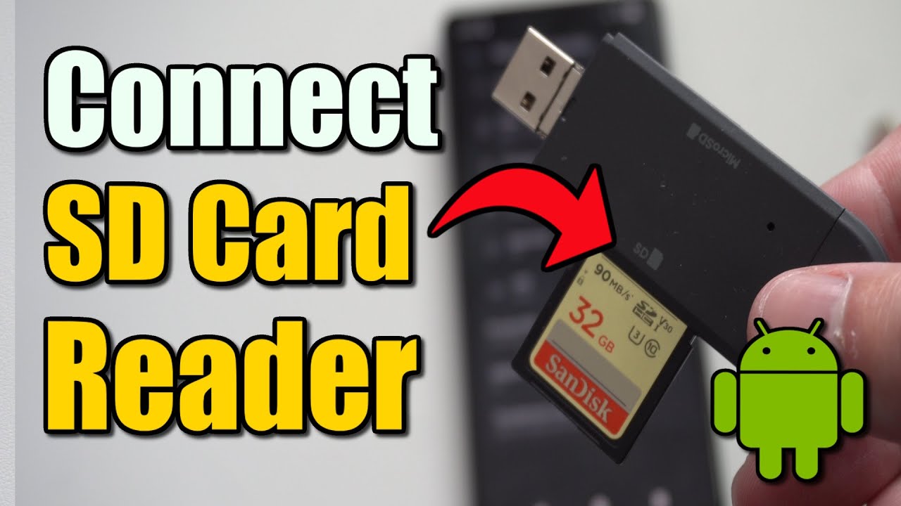 How to Connect SD Card reader to Android Phone with OTG USB (Best ...