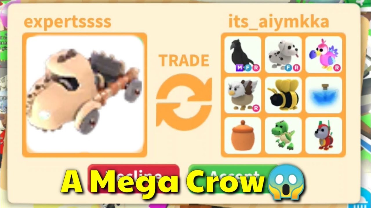 What People Trade For Dino Truck | +Giveaway | Roblox Adopt Me! - YouTube