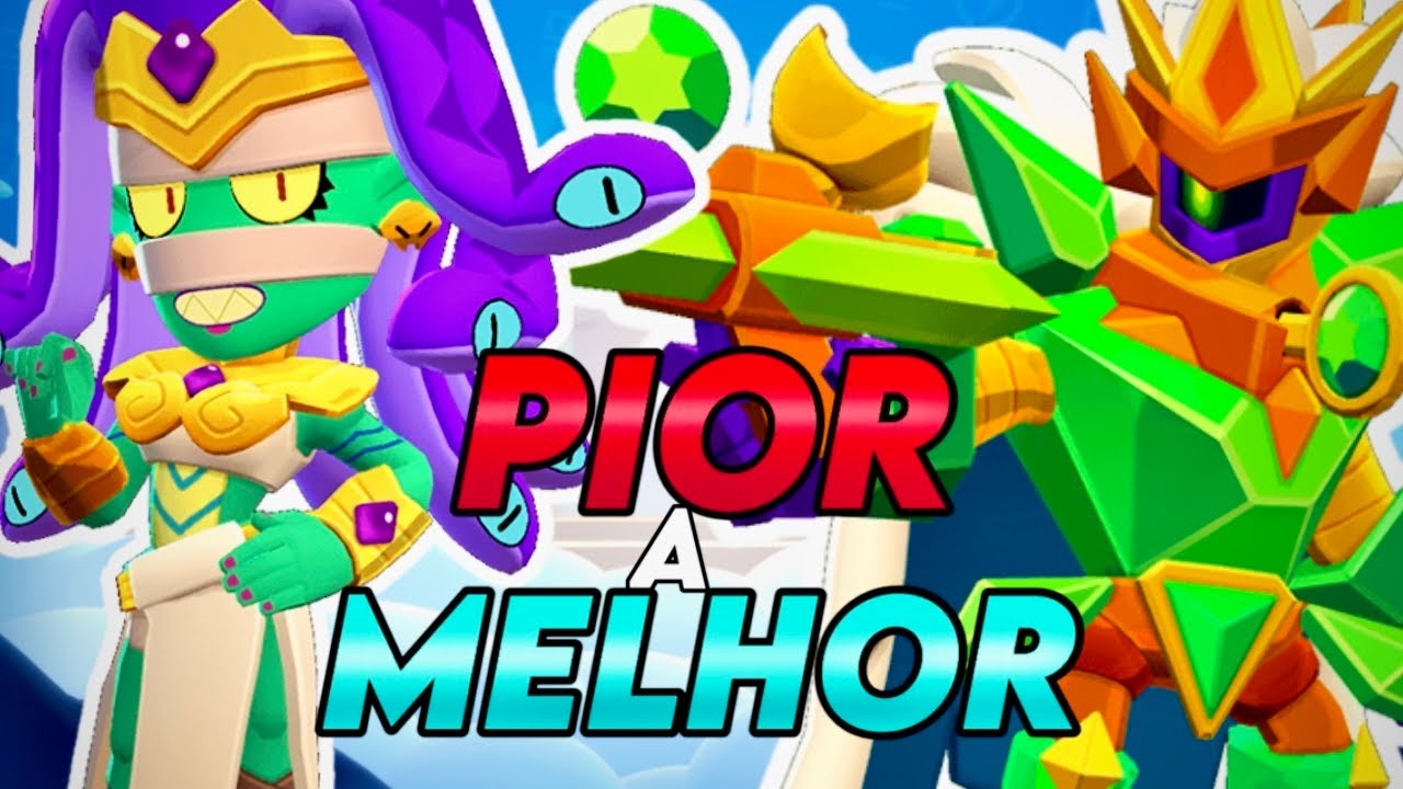 DÁ PIOR À MELHOR SKIN do BRAWL TALK 🔥 !! DEUSES x MONSTROS 🔱 !! PAINT ...