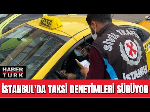 İstanbul'da taksi denetimi...