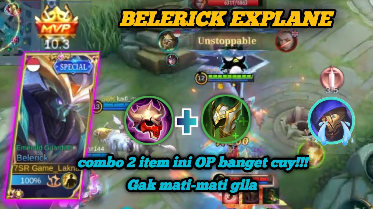 BELERICK BEST BUILD 2022 | BELERICK PAKAI COMBO ITEM INI | BUILD ...