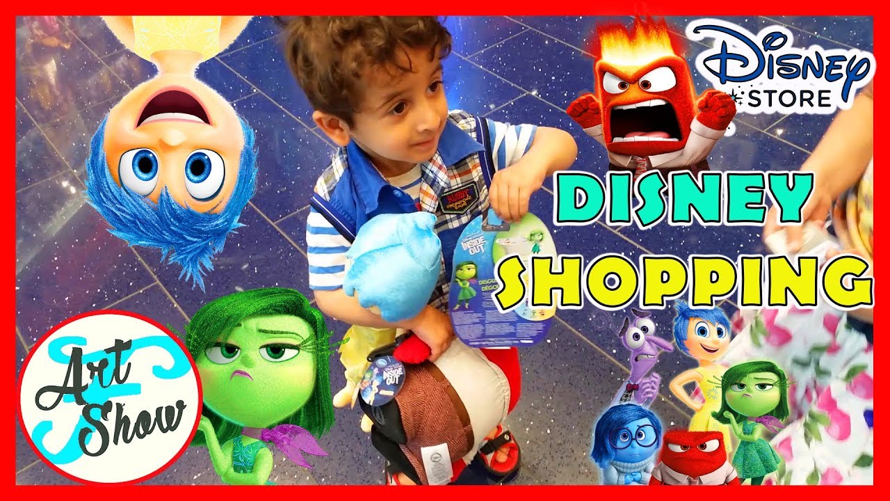INSIDE OUT TOYS!!! DISNEY STORE VLOG - YouTube