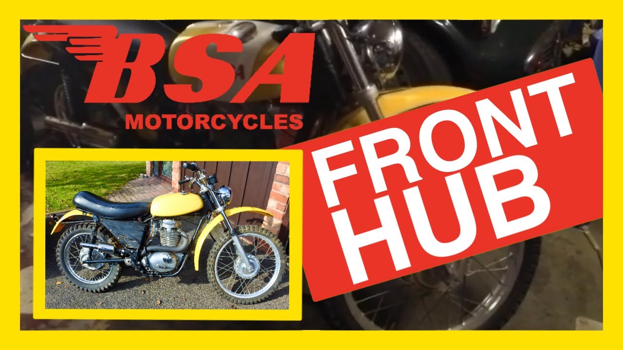 BSA B50 Gold Star Refurb - Conical Front Hub - YouTube