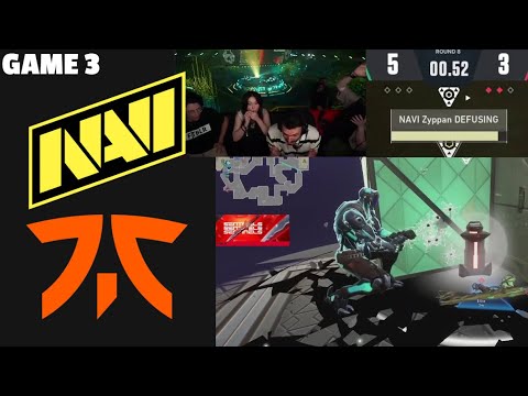 Tarik's Reaction to FNC vs NAVI | GAME 3 | 2023 VCT LOCK//IN - YouTube