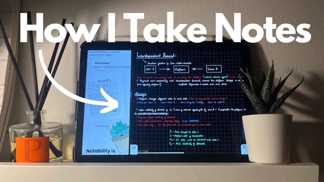 Taking notes with the iPad at Uni - (Notability 2023) - YouTube