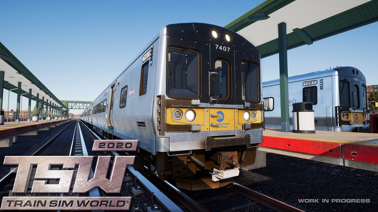 Train Sim World- Lirr M7 leaving compilation - YouTube